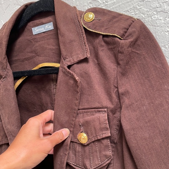 Serena Kay | Jackets & Coats | Serena Kay Military Style Blazerjacket ...